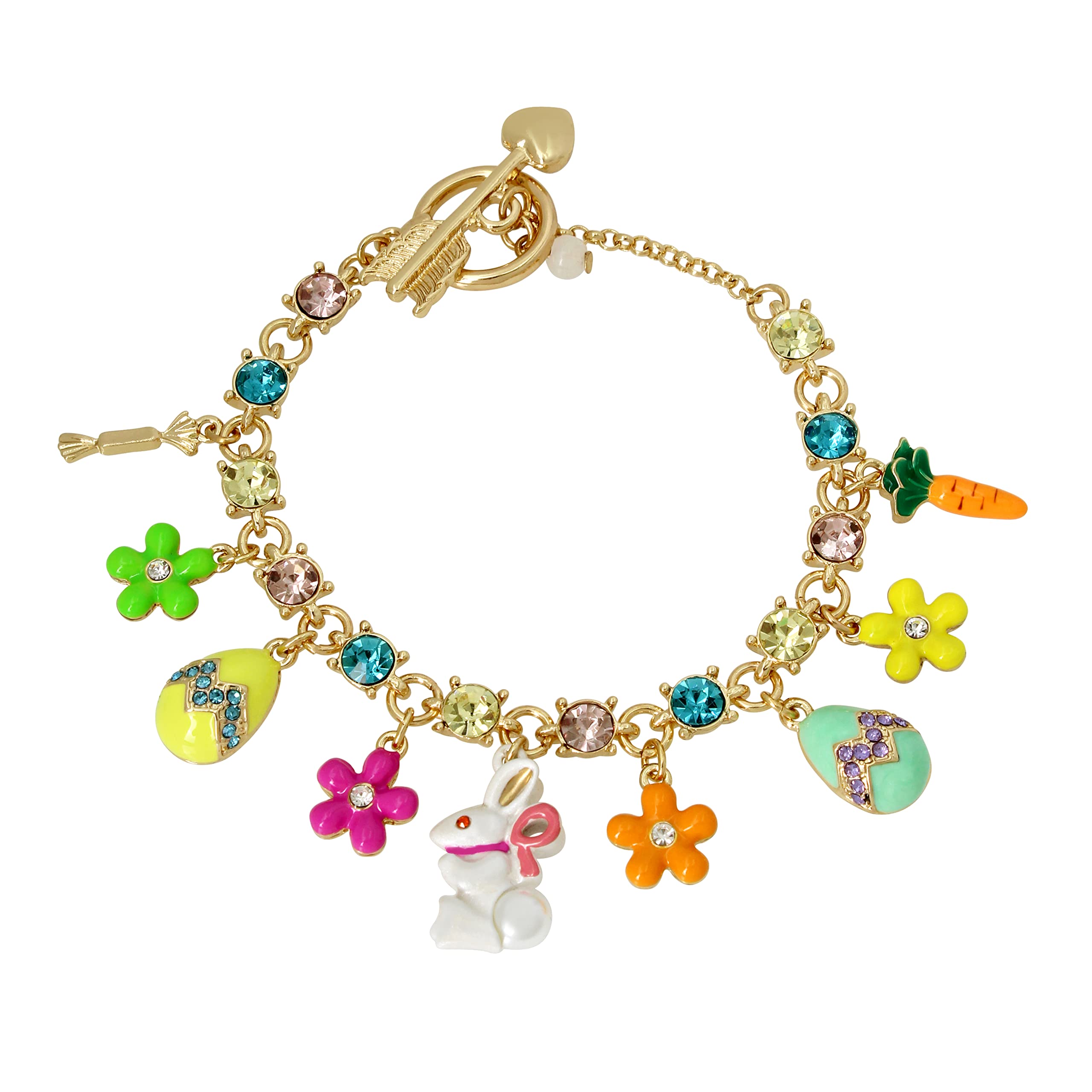 Betsey Johnson Bunny Charm Bracelet