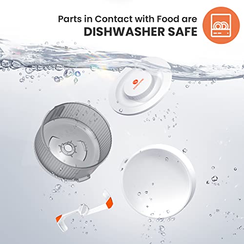 DOG CARE Automatic Cat Feeders, Cordless Automatic Slow Feeder Prevents Bloating for Small Dogs, 4-Cup Capacity Timed Cat Feeder with Meal Times and Portion Control, APP Control Pet Dry Food Dispenser