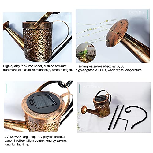 NAXIAOTIAO Star Shower Solar Lights for Garden Firefly Bunch Lights Waterproof Waterfall String Lights,Outdoor Garden Fairy Light Decor Home Path Patio