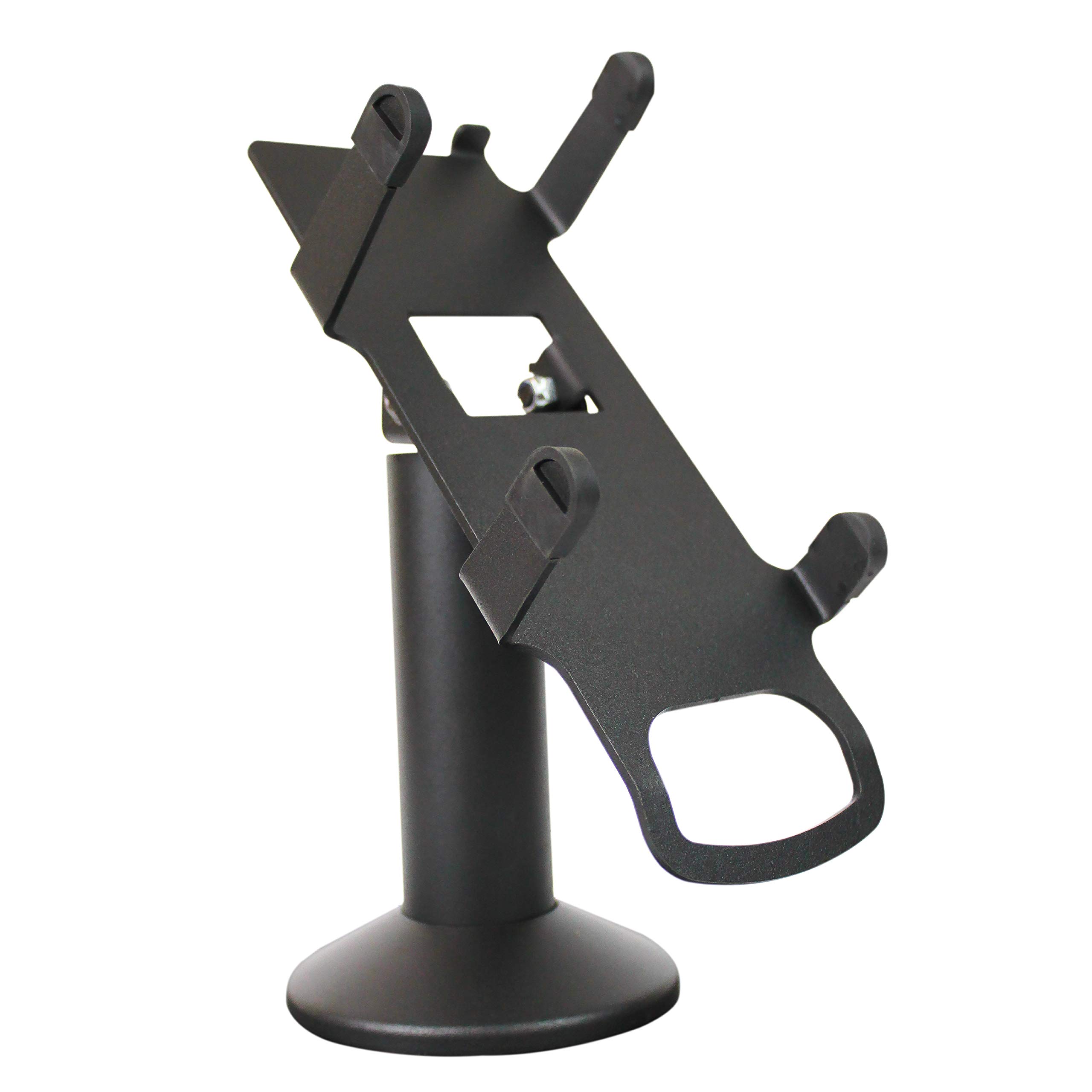 Discount Credit Card Supply DCCStands Swivel and Tilt First Data FD130 / FD150 POS Terminal Stand, Screw-in and Adhesive - Black