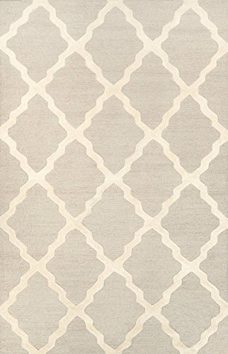 nuLOOM Hand Hooked Marrakech Trellis Area Rug, 2' x 3', Tan