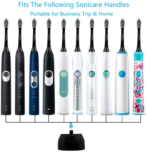 HSYTEK Replacement Electric Toothbrush Charger HX6100 Compatible with Phillips Sonic Care HX4100/HX5100/HX6100, Inductive Charging Base HX3000/HX6000/HX9000, Heavy Duty - Black