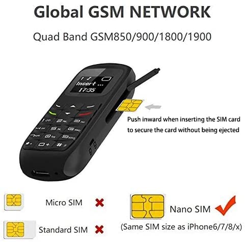 Smallest Mobile Phone L8Star BM70 Tiny Mini Mobile Black Unlocked