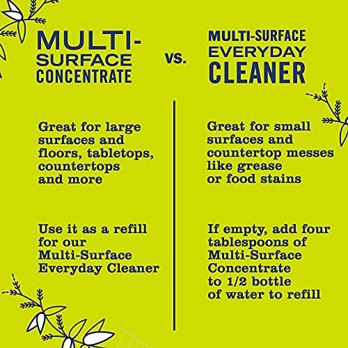 Mrs. Meyer's Multi-Surface Cleaner Concentrate, Use to Clean Floors, Tile, Counters, Lemon Verbena, 32 fl. oz