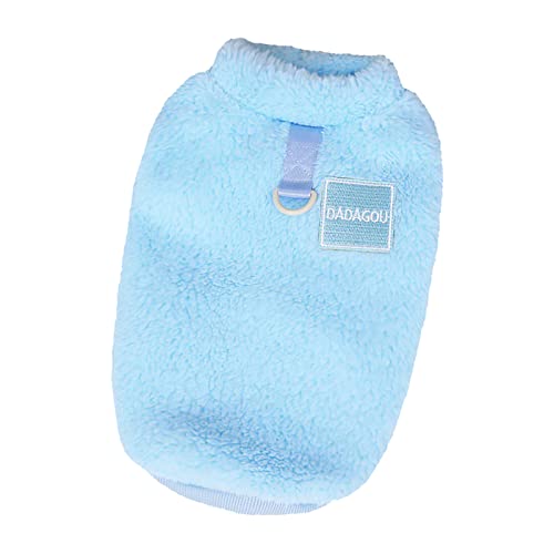 Dog Clothes Knitwear Dog Sweater Soft Thickening Warm Shirt with A Rope Buckle Pet Clothes for Small Dogs Boy Sweater