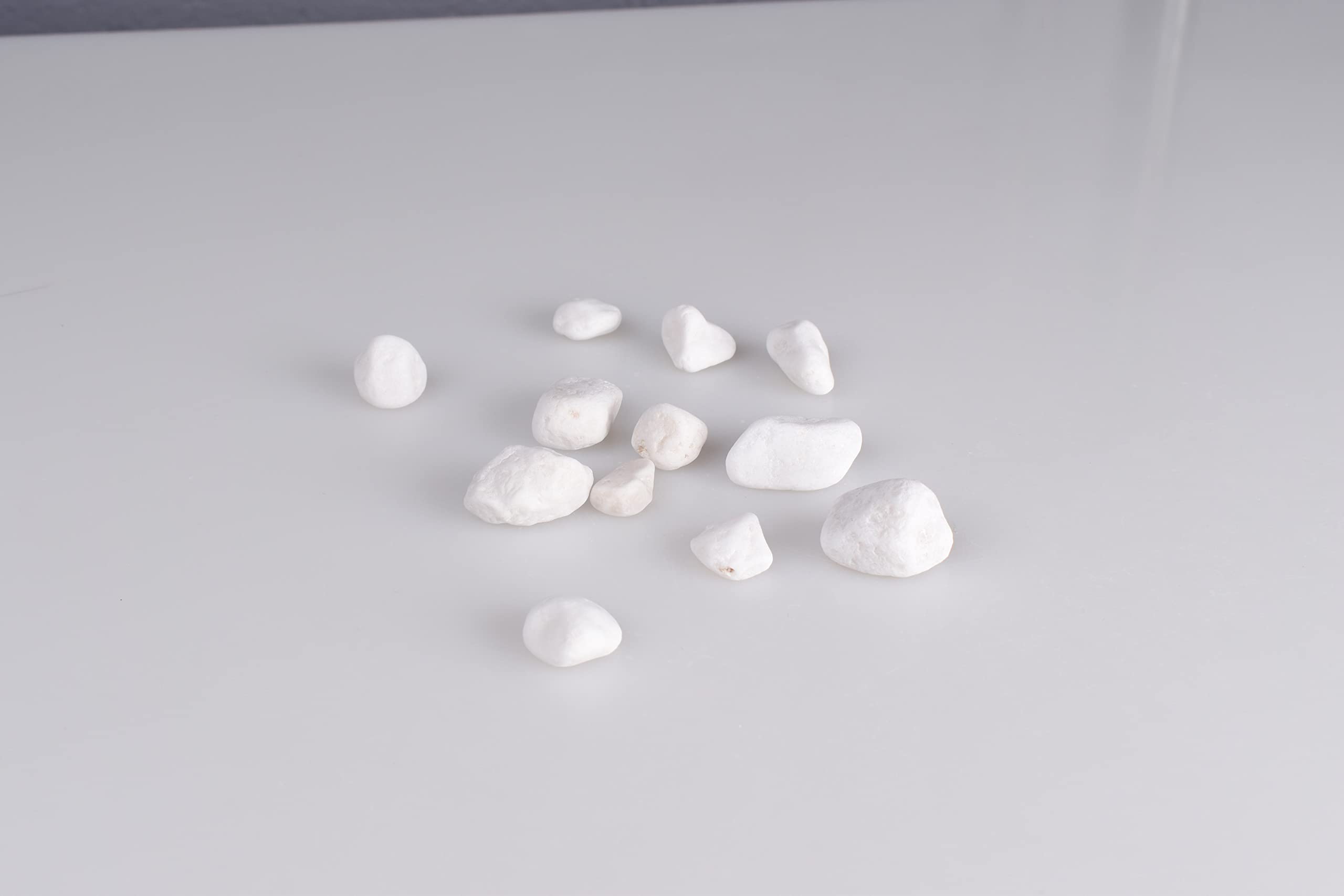 Enhance a Fire 1.50 inch-2 inch Marble Stones - White (5 lbs.)
