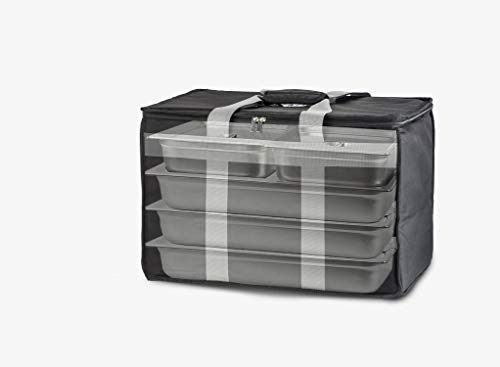 Insulated Food Delivery Bag - Professional Hot/Cold Thermal Carrier - Lightweight & Portable, For Catering, Restaurants, Delivery Drivers, Uber Eats, Grubhub, Postmates, etc..