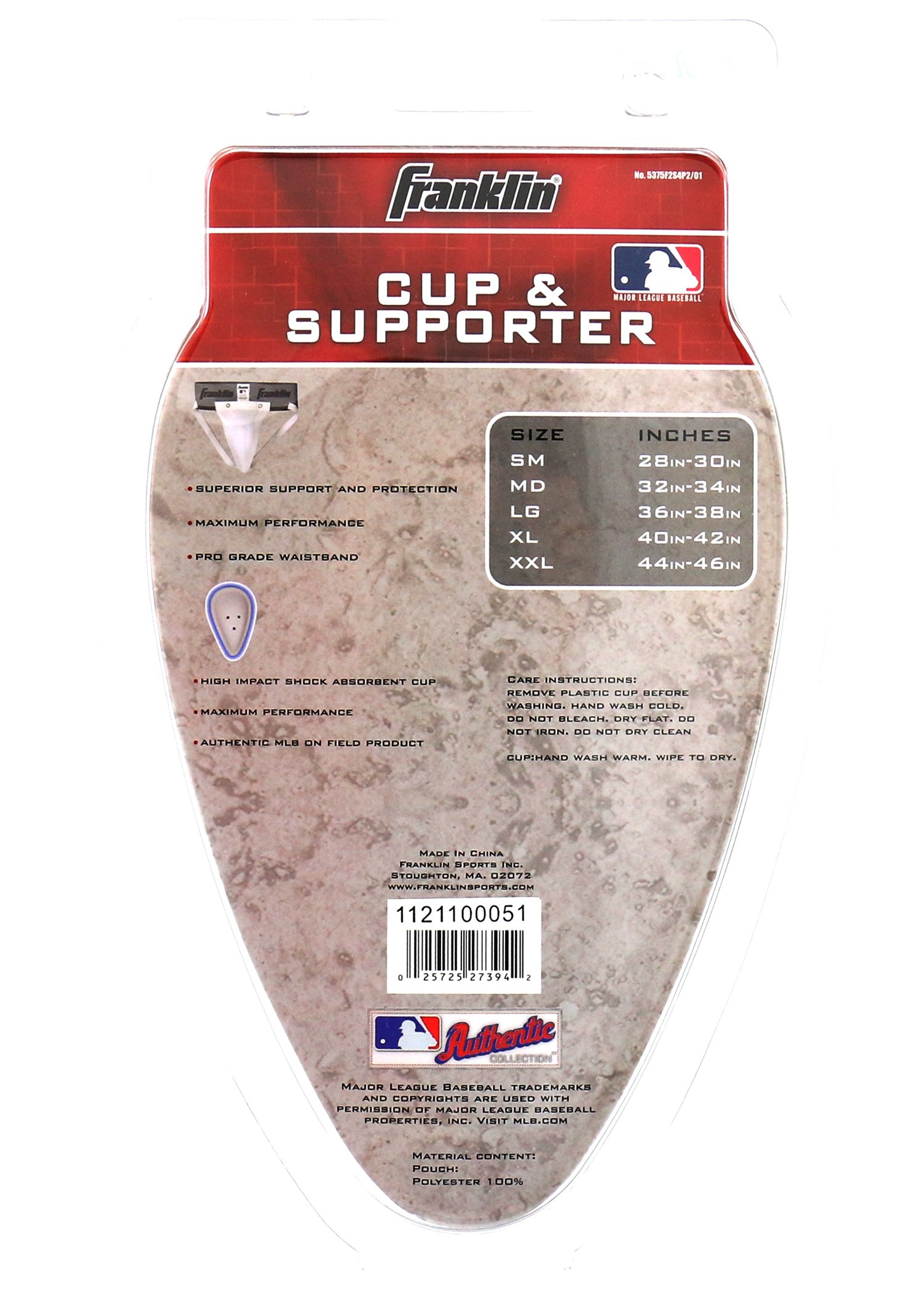 Franklin Sports Adult Pro Style Cup And Supporter- Medium