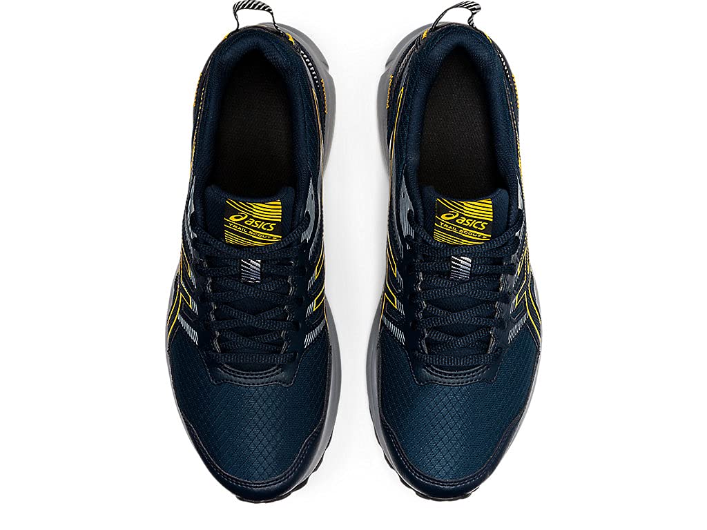 ASICS Men's TRAIL SCOUT 2 Running Shoes, 9.5, BLACK/GOLDEN YELLOW