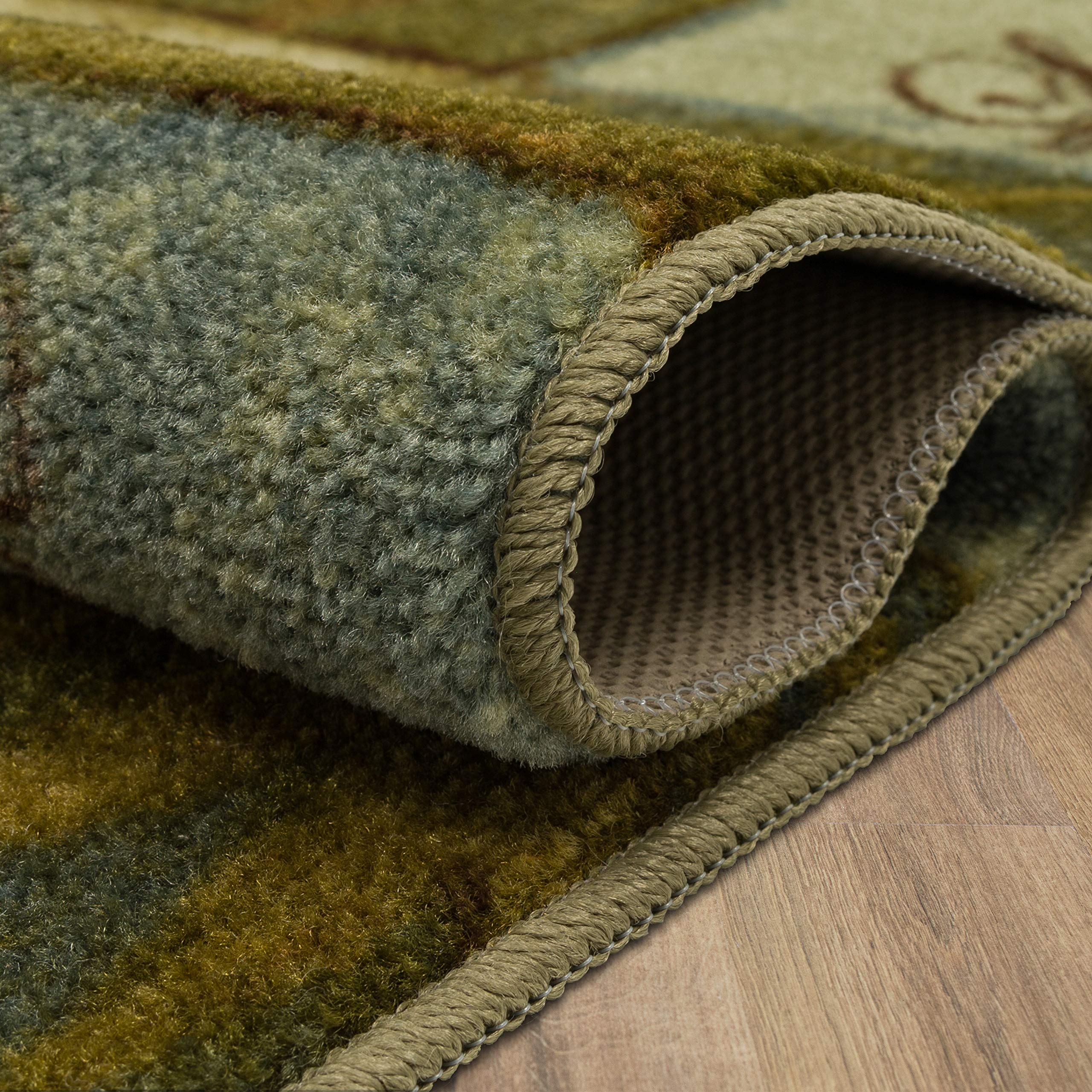 Mohawk Home Machine Washable Mat,Les Fleurs (2'6" x 4')
