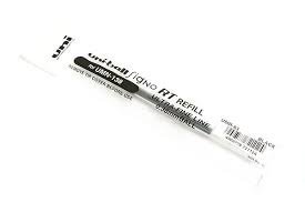 Uni-ball Signo RT Rubber Grip & Click Retractable Ultra Micro Point Gel Pens -0.38mm- Black Ink-3 Pens & 3 Pens Refills - Value Set