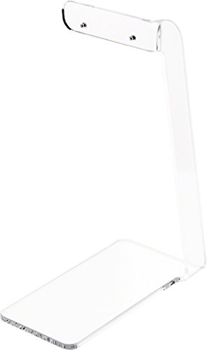 Plymor Clear Acrylic Signpost-style Pair Hanging Earring Display Stand, 2.375" W x 4" D x 6" H