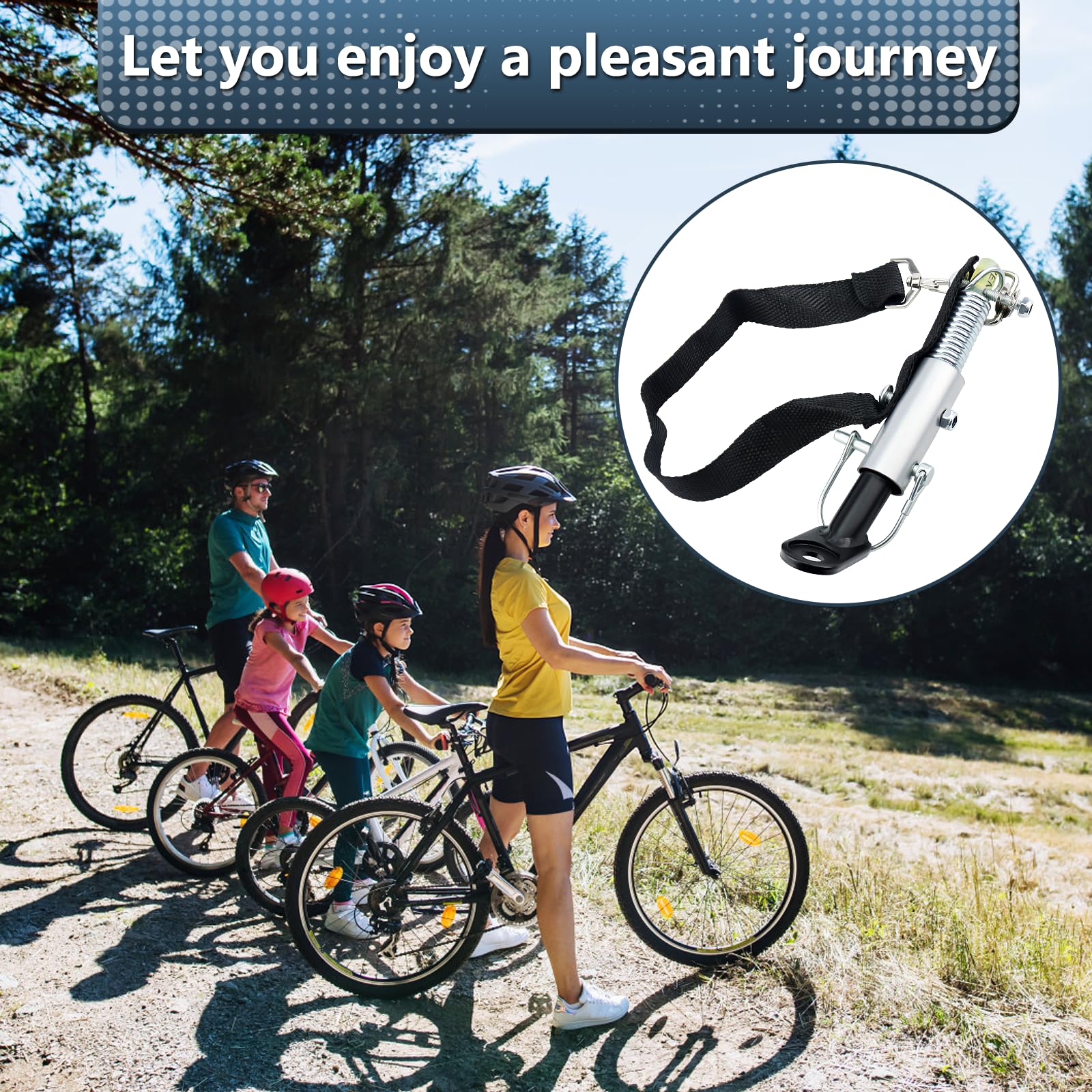 Bike Trailer Hitch Connector Coupler Bicycle Adapter for Children's Trailers,Cargo and Pet Bicycle Trailers,Black Adapter Accessories by Cenipar