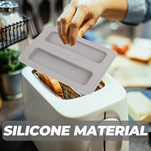 UPKOCH 2pcs Silicone Toaster Lid 2 Slice Toaster Cover Bread Maker Cover Toaster Appliance Top Cover Bread Machine Cover Sandwich Machine Part Accessories