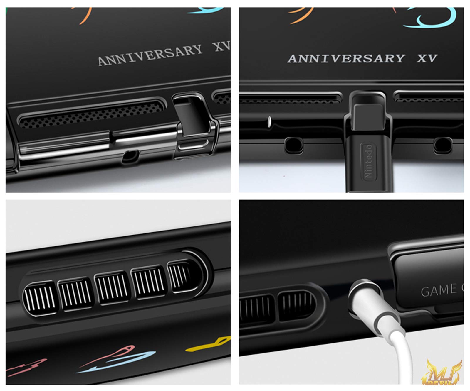 MUDEVIL Protective Case for Nintendo Switch | Cute Rilakkuma | Anti-Scratch Shockproof Slim Cover Case for Nitendo Switch and Joy-Con