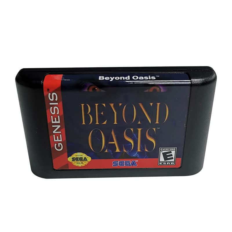 Beyond Oasis Video Game Card for Sega Megadrive Geneis Game Cartridge