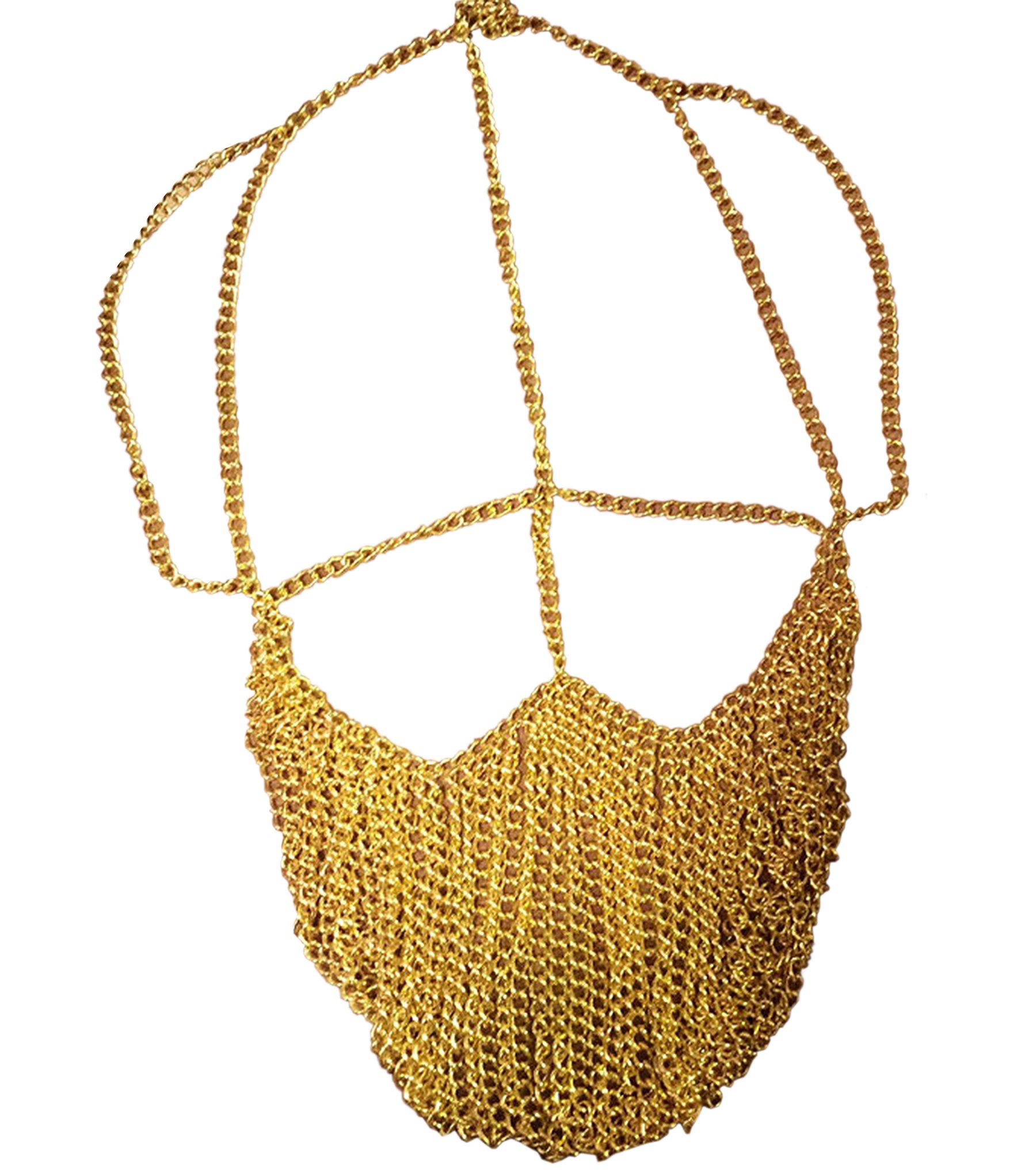 Astage Cosplay Tribel Belly Dance Ornaments Head Chain Nightclub Sexy Veil Gold