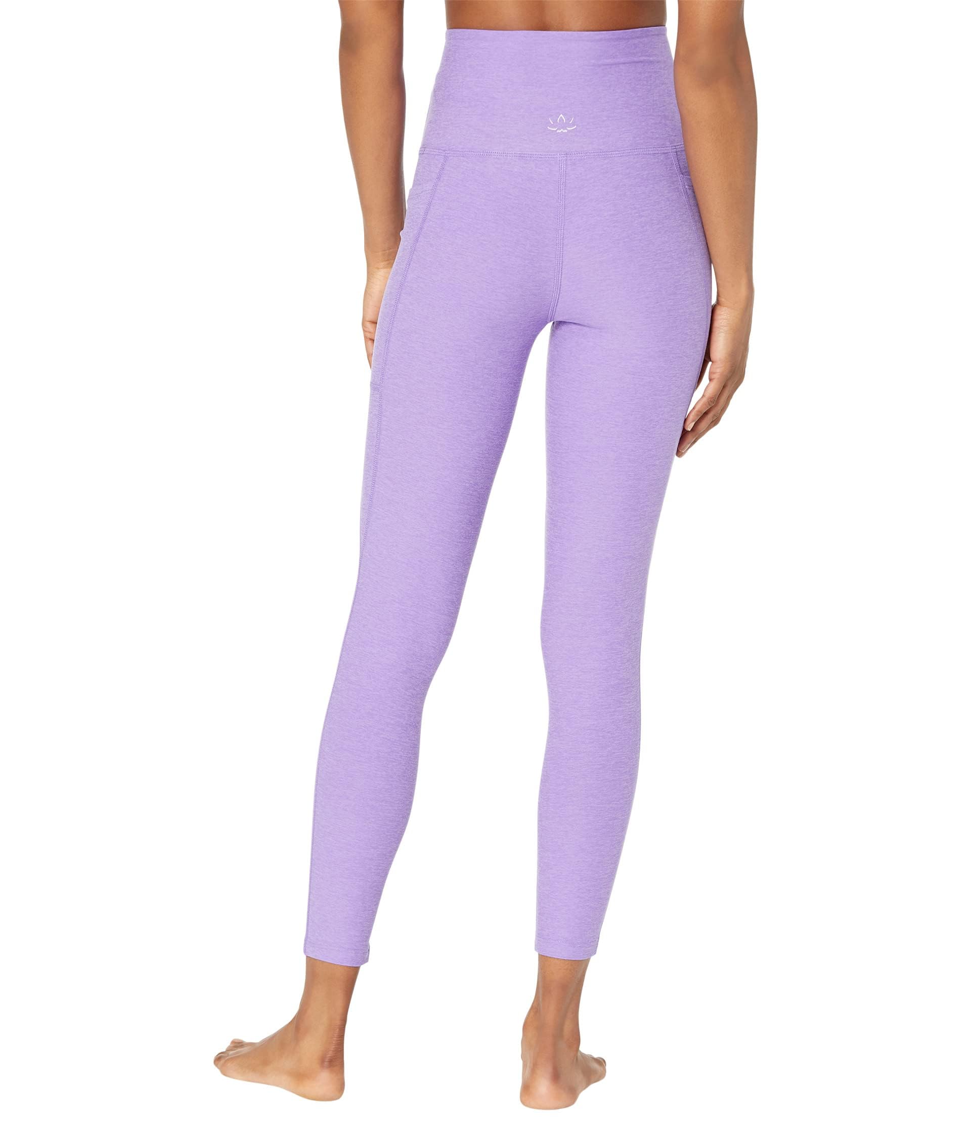 Beyond Yoga Spacedye High Waisted Pocket Midi Legging Bright Amethyst Heather XS (US Women's 2-4) 25