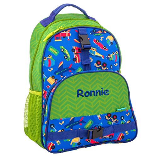 DIBSIES Personalized Trendsetter Backpack (Cars, Trucks, Planes, & Trains) Medium