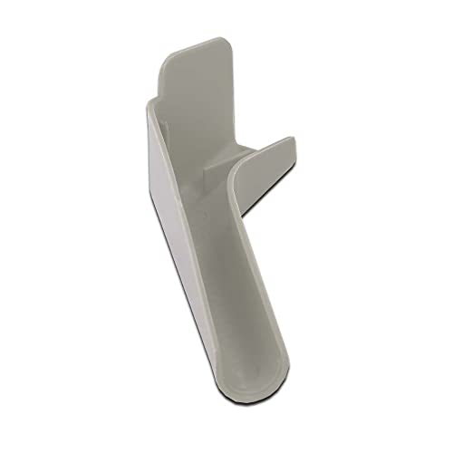 G-PLUS RV Rain Gutter Spout Long Version Left and Right Grey Gutter Spout 3 1/2" Long 4pcs