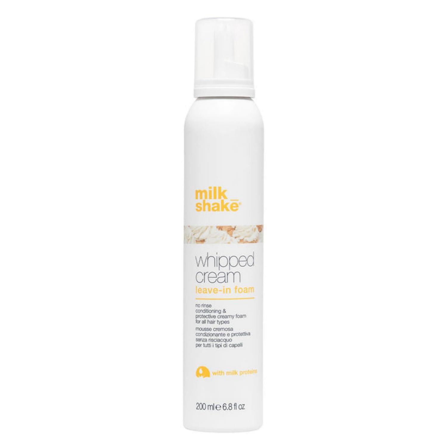 milk_shake Whipped Cream Leave In Foam, 6.8 Fl Oz (Pack of 1)