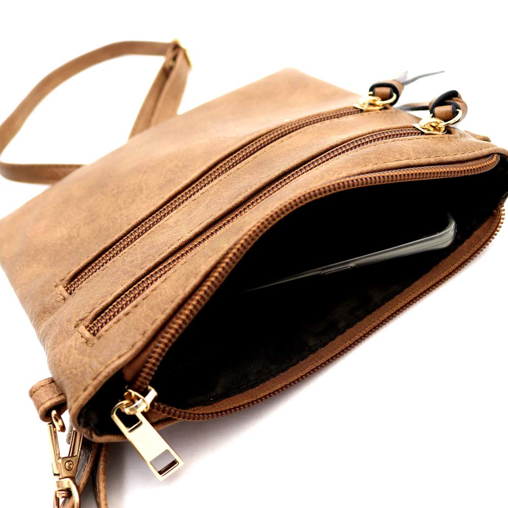 Multi Pocket Versatile Cross Body Black