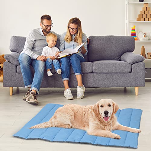 Heeyoo Outdoor Dog Bed, Water Proof Camping Dog Bed, Machine Washable and Easy Clean Travel Dog Bed, Foldable Pet Mat for Small, Medium, and Large Dog and Cat