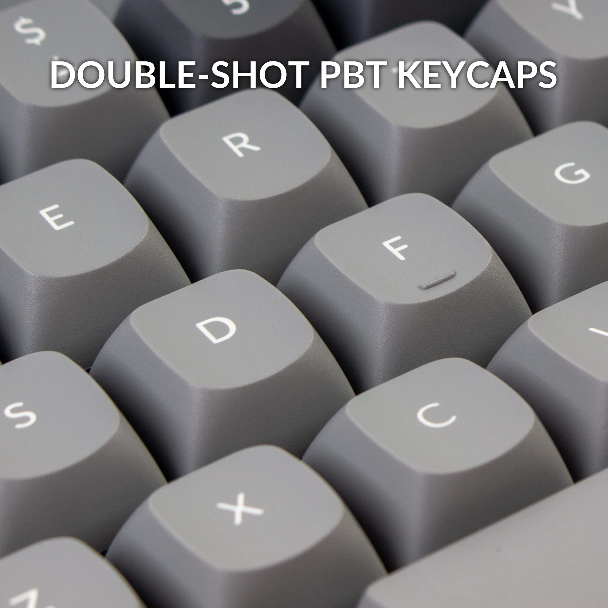 Keychron Q2 Wired Custom Mechanical Keyboard Knob Version, 65% Layout QMK/VIA Programmable Macro with Hot-swappable Gateron G Pro Brown Switch Double Gasket Compatible with Mac Windows Linux (Grey)