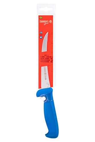 Mundial B5607-6 6-Inch Curved Semi-Stiff, Blue Boning Knife, 6"