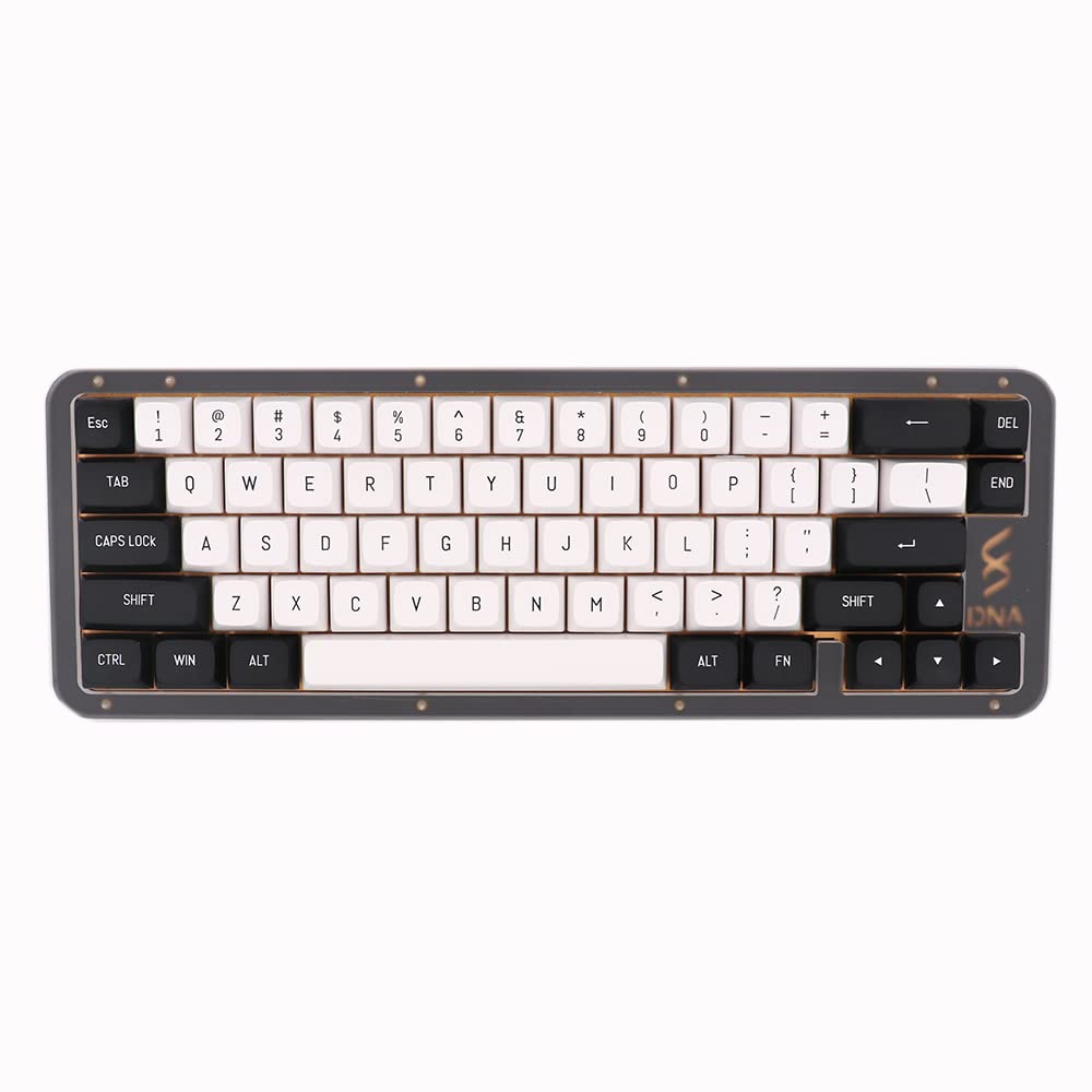 BGKYPRO DNA65 Custom Mechanical Keyboard Kit 65% Kit PCB CASE hot swappable Switch Support Lighting Effects with RGB Switch led