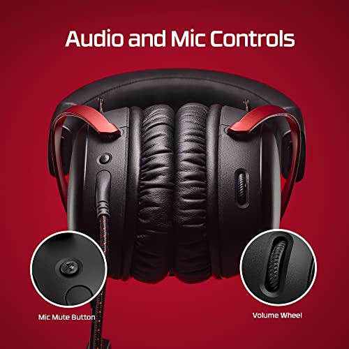 HyperX Cloud III – Wired Gaming Headset, PC, PS5, Xbox Series X|S, Angled 53mm Drivers, DTS, Memory Foam, Durable Frame, Ultra-Clear 10mm Mic, USB-C, USB-A, 3.5mm – Black