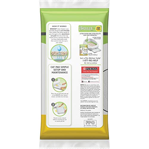 Tidy Cat Breeze Cat Pads 4 / Pack, 3 Packs
