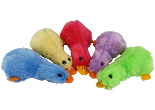 Multipet Duckworth Mini Plush Dog Toy, Assorted Colors, for small breeds