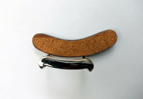 MUSICAL STRING Mandolin Armrest ebony wood with U clamp hardware