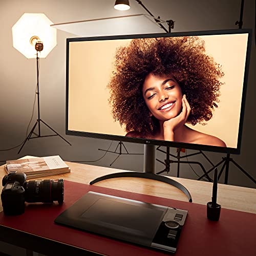 LG 32EP950-B 32” Ultrafine UHD (3840 x 2160) OLED Pro Display with Adobe RBG 99% / DCI-P3 99%, VESA Display HDR 400 True Black, 1M:1 Contrast Ratio and Tilt/Height/Pivot Adjustable Stand - Black