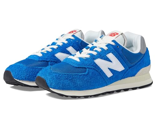 New Balance Men's 574-V2 Lace-up Sneaker, Royal Blue/White, 10