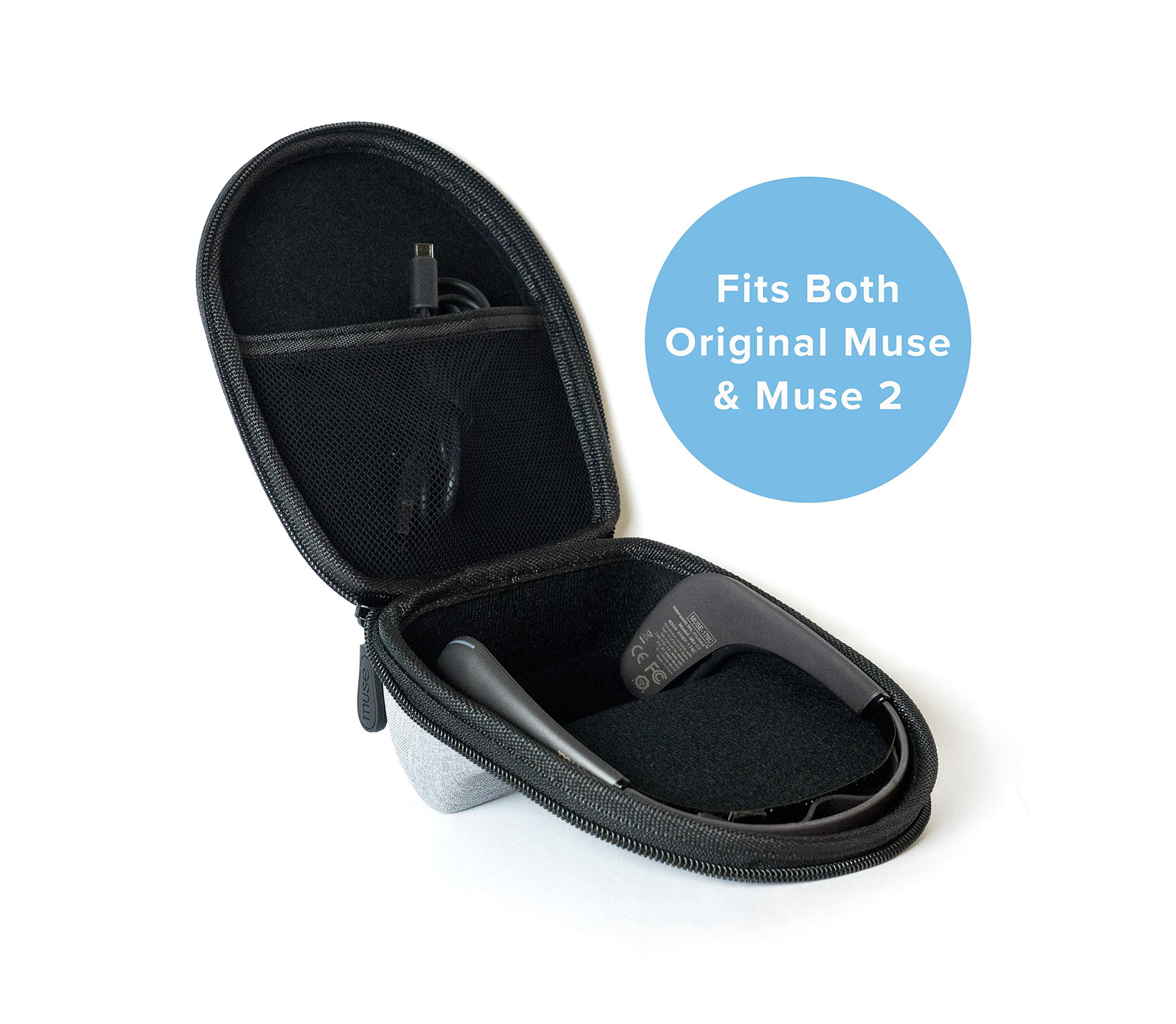 MUSE 2 Case - Official Storage & Travel Carrying Case 2: The Brain Sensing Headband (Also Compatible with Original