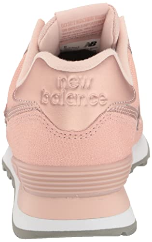 New Balance Women's 574 V2 Embellished Sneaker, Pink/Pink, 7.5