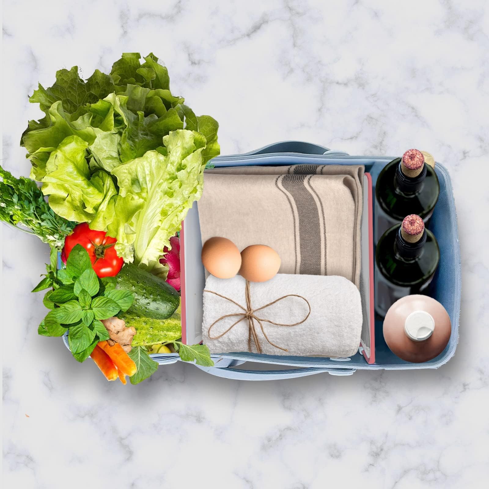 Cyauskoe 2 Pack Divider Tray for Bogg Bag Accessories of Bogg Bag Original X Large as Divider Insert Tray Help with Organizing Your Bogg Bag and Divide Space White (White)
