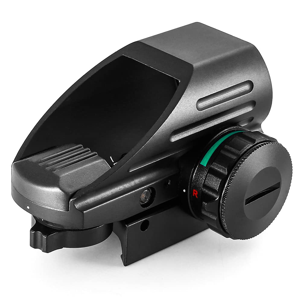BESTSIGHT Red Dot Sight Reflex Green Dot Sight with 4 Styles Reticle,5 Level Red/Green Illumination