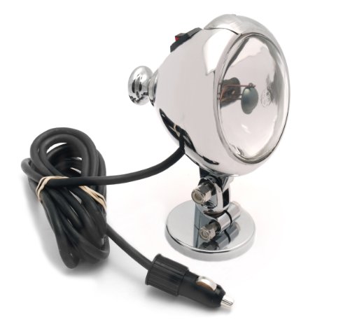 Unity 5AG-M-H Chrome 5" Diameter 50W Halogen Spot Decklight with Round Magnetic Bracket