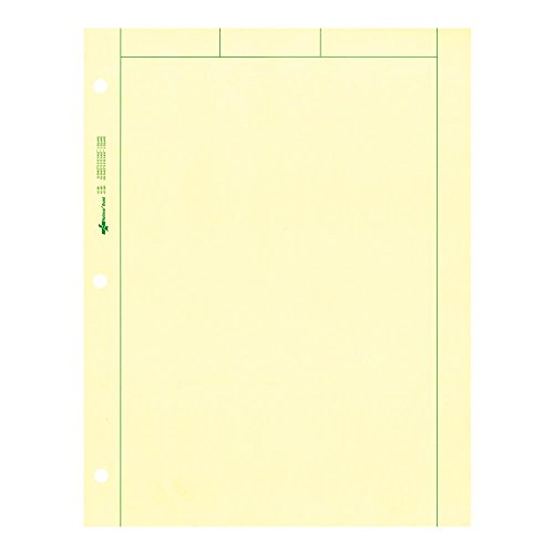 National Computation Pad, 5 x 5 Quad Ruling and Unruled, 8.5" x 11", 100 Sheets (42382)