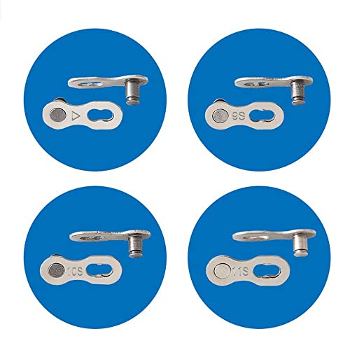 Bicycle Chain Links Single Speed Bicycle Chain Link Connectors Quick Release Master Chain Links Chain Links Mountain Bike Accessories Bike Parts (Color : C)