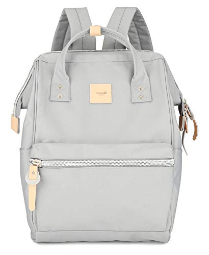 himawari Laptop Backpack for Women&Men Travel Backpack With USB Charging Port Large Business Bag Water Resistant College Bag Computer Bag Doctor Bag(1881-Grey)