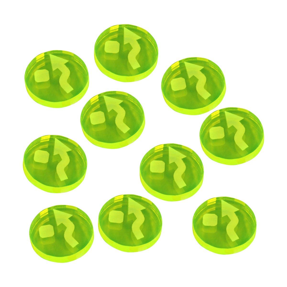 LITKO Space Fighter 2nd Edition Tokens | Compatible with Star Wars: X-Wing Miniatures Game | Pack of 10 (Circular Evade Tokens)