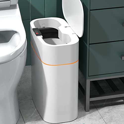 CZDYUF Smart Sensor Rechargeable Automatic Trash Can Kitchen Living Room Bathroom Home Induction Garbage Bin