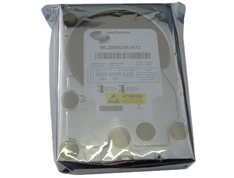 White Label 2 Terabyte (2TB) 16MB Cache 7200RPM SATA2 3.5" Internal Desktop Hard Drive (For PC, Mac, CCTV DVR, NAS) - w/ 1 Year Warranty
