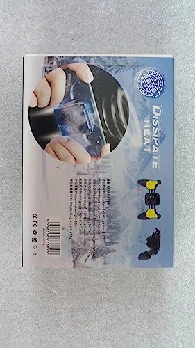 KingTSYU Mobile Game Controller with Clooing Fan, Mobile Gaming Handle with Triggers for 4-6.7" iPhone/Android Phone, Phone Gaming Joystick Gamepad Grip for PUBG/COD/Call of Duty