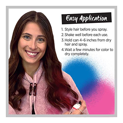 L’Oréal Paris Colorista 1-Day Washable Temporary Hair Color Spray, Hot Pink, 2 Ounces