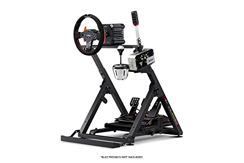Next Level Racing Wheel Stand 2.0. Steering wheel stand for Thrustmaster, Fanatec, moza Racing on PC and video game consoles. Upgradeable to full cockpit with GTSeat add-on (not included)